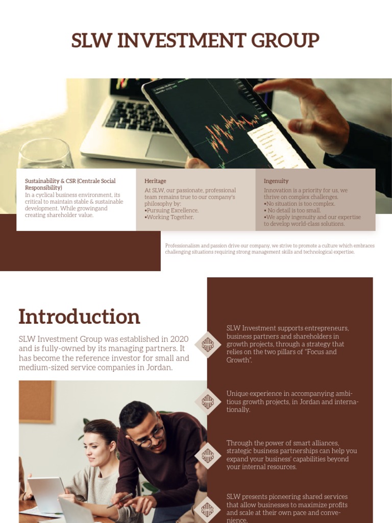 SLW Investment Group | PDF | Foods | Investing