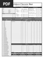 Pulp Alley FILLABLE CHARACTER CARDS - V2.1 | PDF