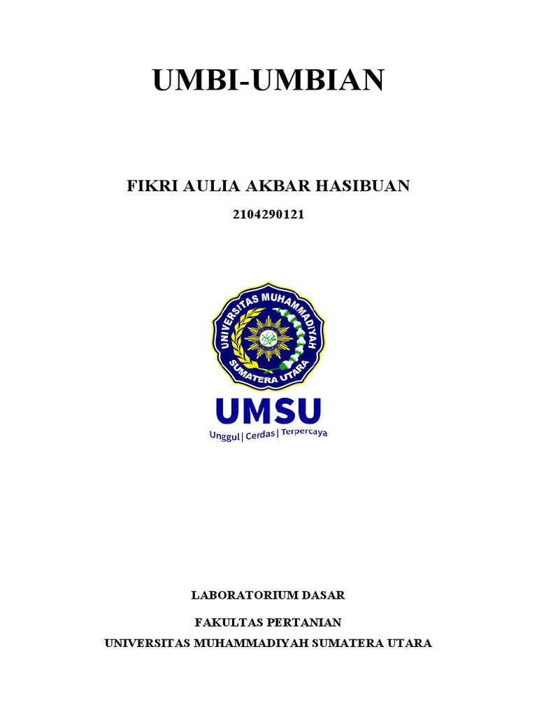 JURNAL UMBI UMBIAN Fikri Aulia Akbar Hasibuan (2104290121) | PDF
