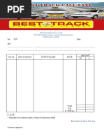 Raj Tour & Travels Reciept Format | PDF | Receipt | Services (Economics)