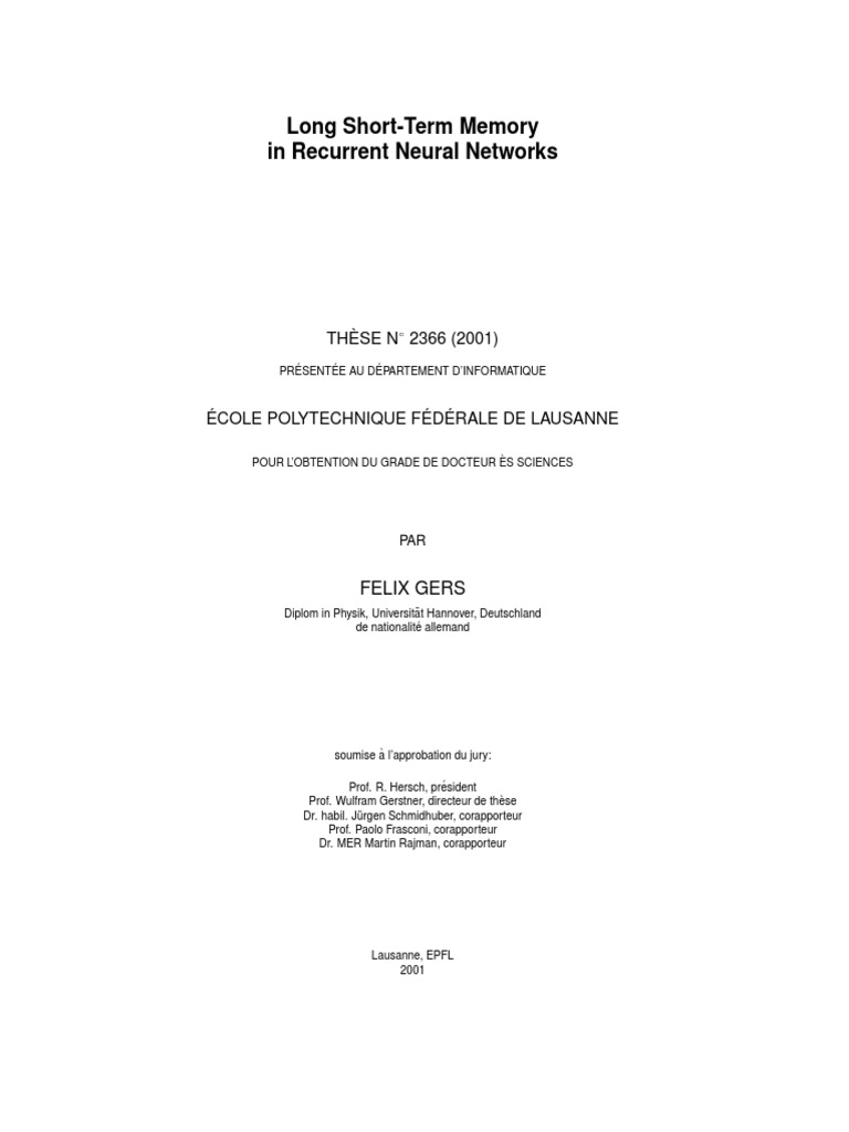 LSTM in RNN | PDF | Algorithms | Computational Science