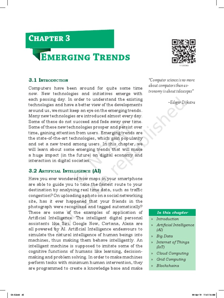 Emerging Trends: "Computer Science Is No More About Computers Than As-Tronomy Is About ...