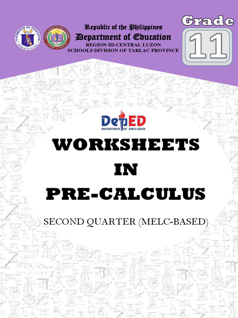 Pre-Calculus Worksheets: 2nd Quarter | PDF | Trigonometric Functions ...