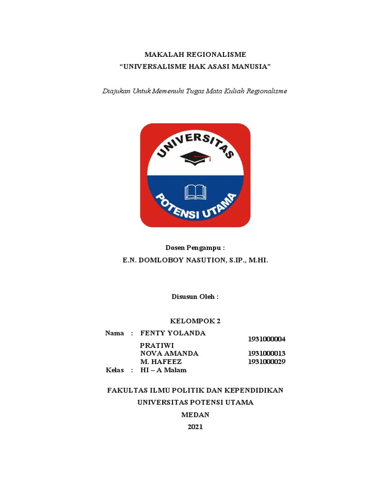 Universalisme Hak Asasi Manusia | PDF