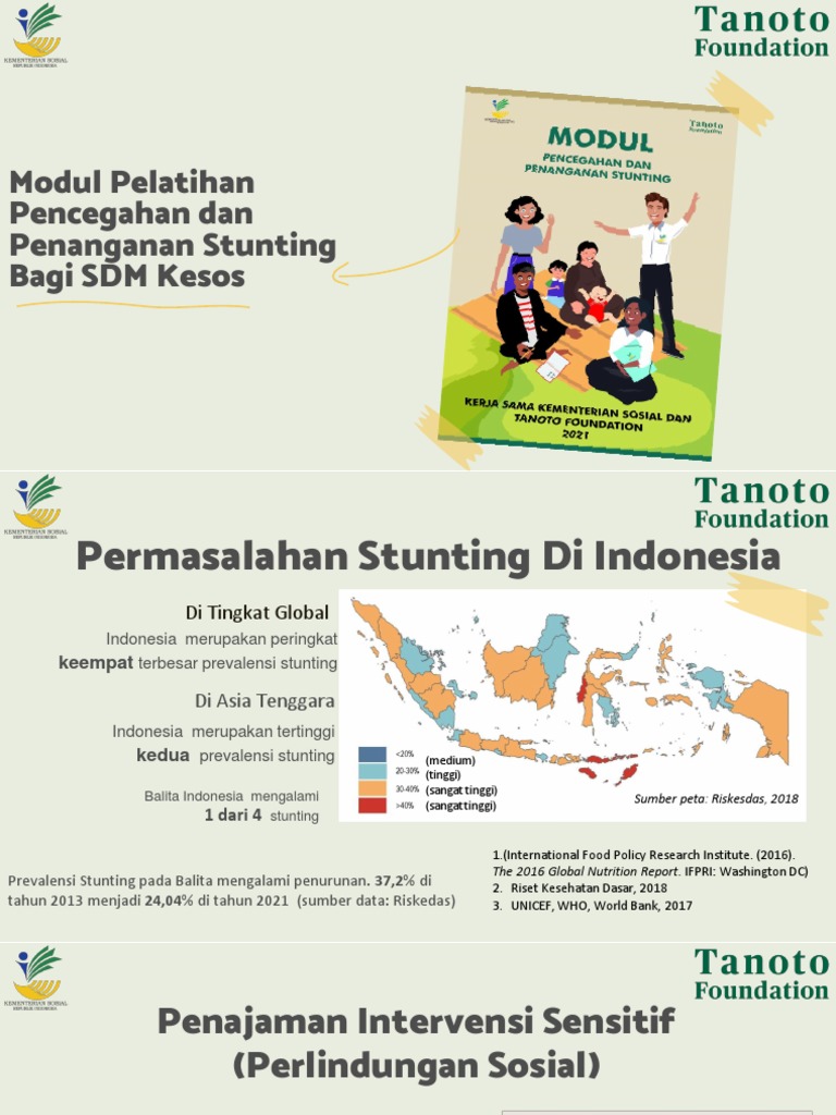 Presentasi Standarisasi Modul Stunting - MUJIASTUTI | PDF