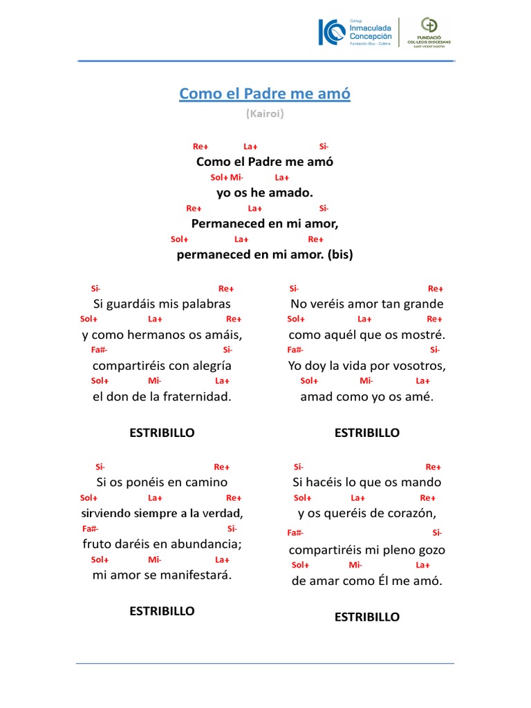 Como El Padre Me Amó | PDF