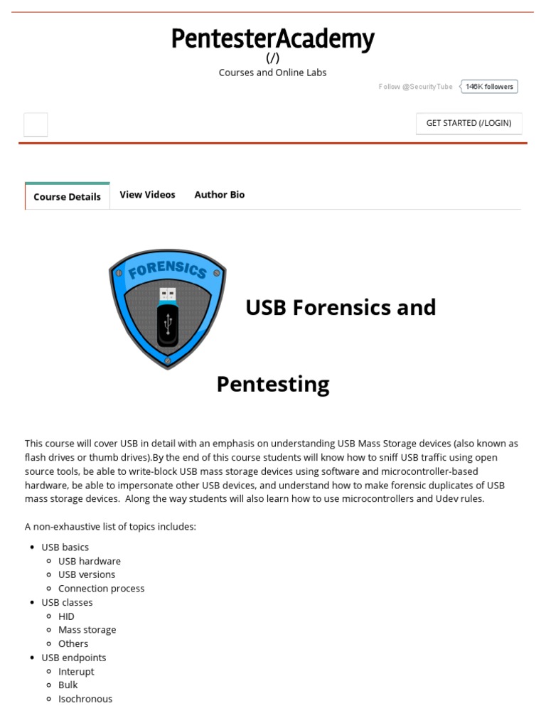 Pentesteracademy: Usb Forensics and Pentesting | PDF | Usb ...