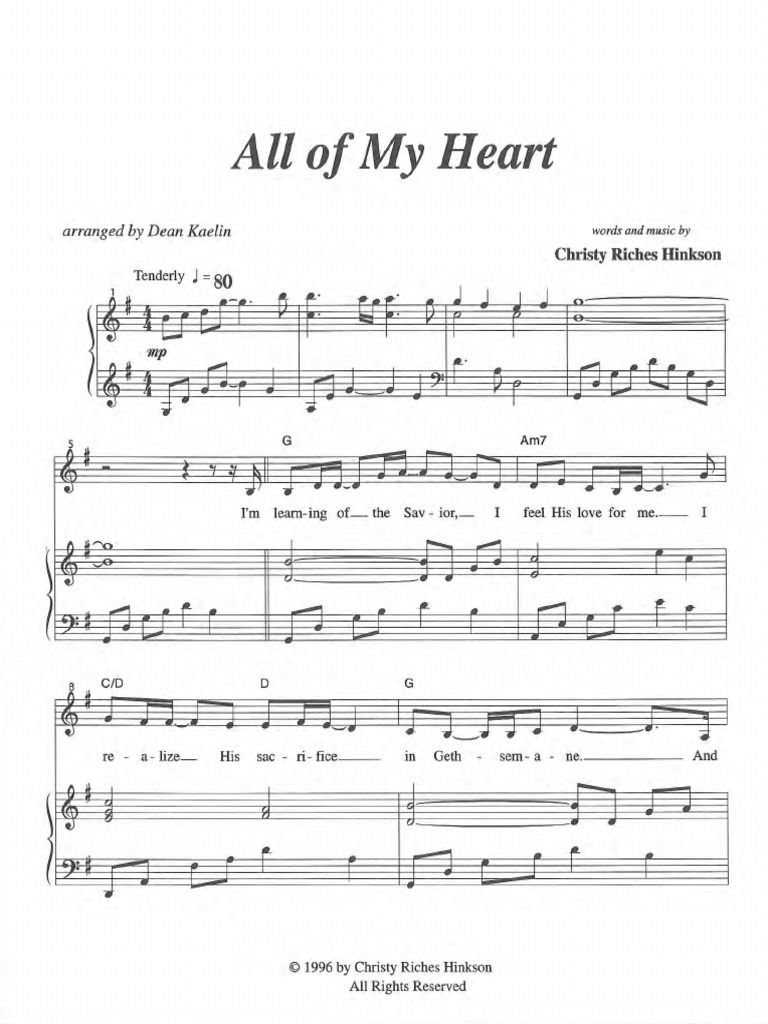 All My: of Heart | PDF