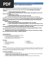 Bleeding and Clotting Time Tests Explained | PDF | Bleeding | Vertebrates