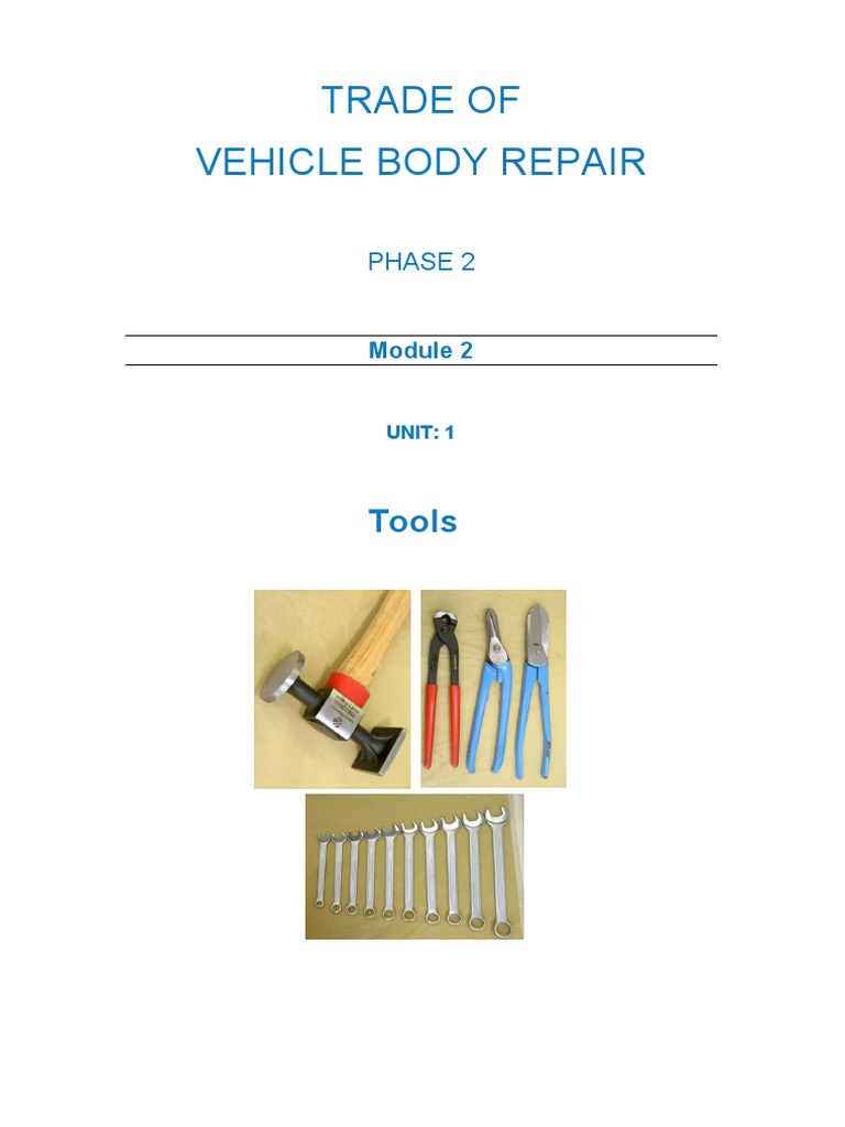 Tools Automotive Body Repair | PDF | Sheet Metal | Hammer
