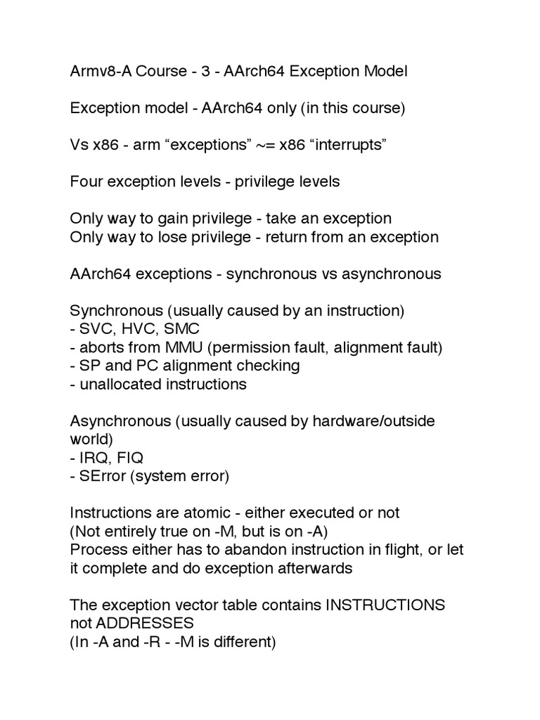Arm Exception Levels | PDF | Arm Architecture | Kernel (Operating System)