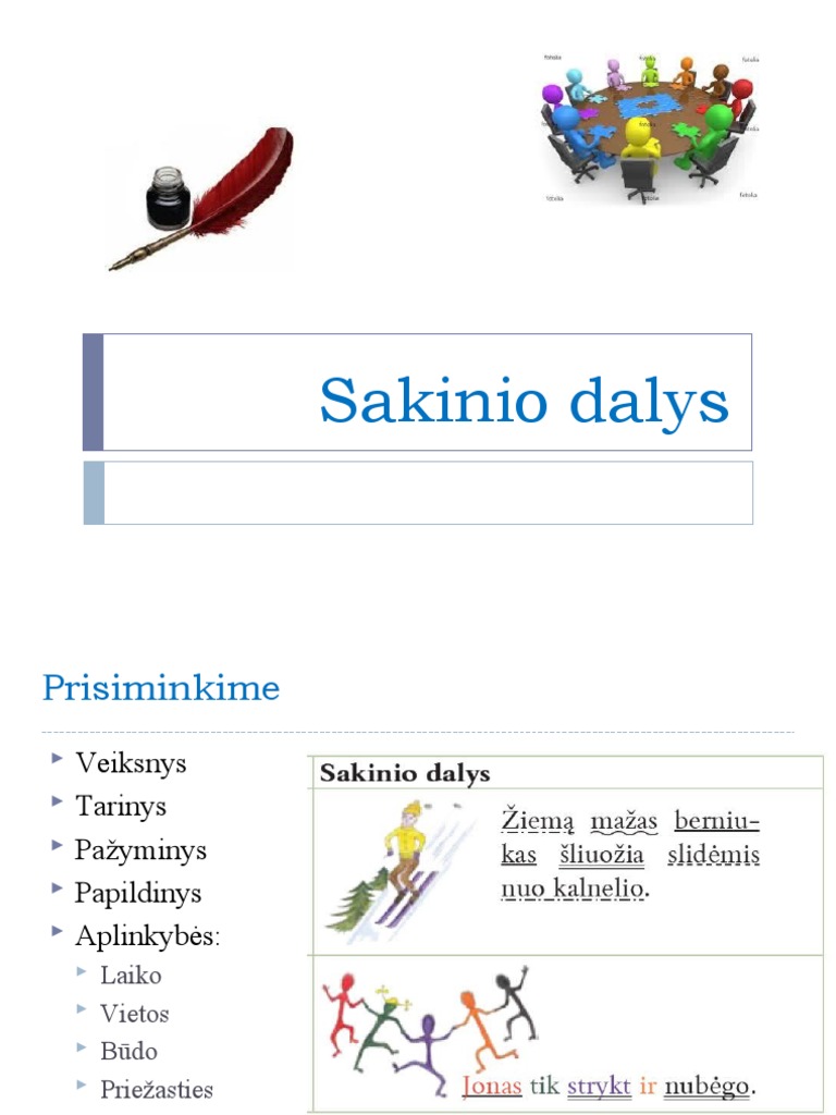 Sakinio Dalys | PDF