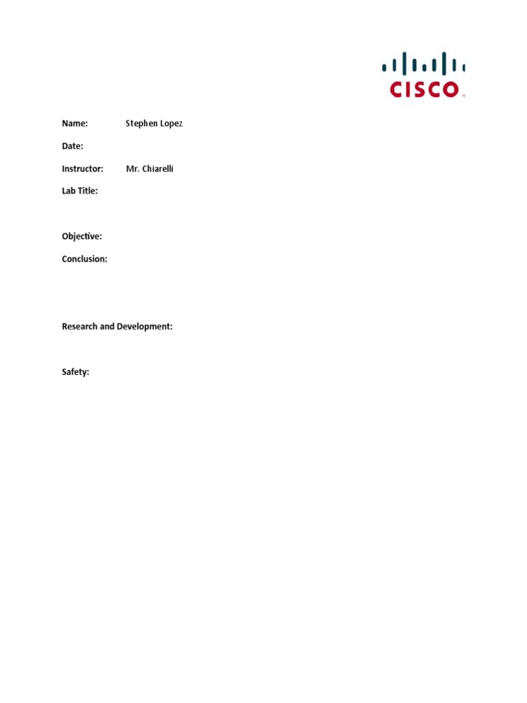 Stephen Lopez Lab Report Overview | PDF