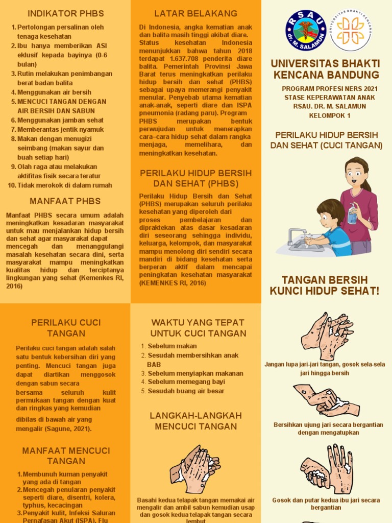 Leaflet Cuci Tangan | PDF