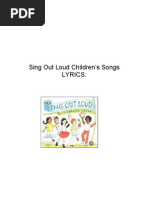 Starfall's Sing-Along Volume 1 and 2 | PDF