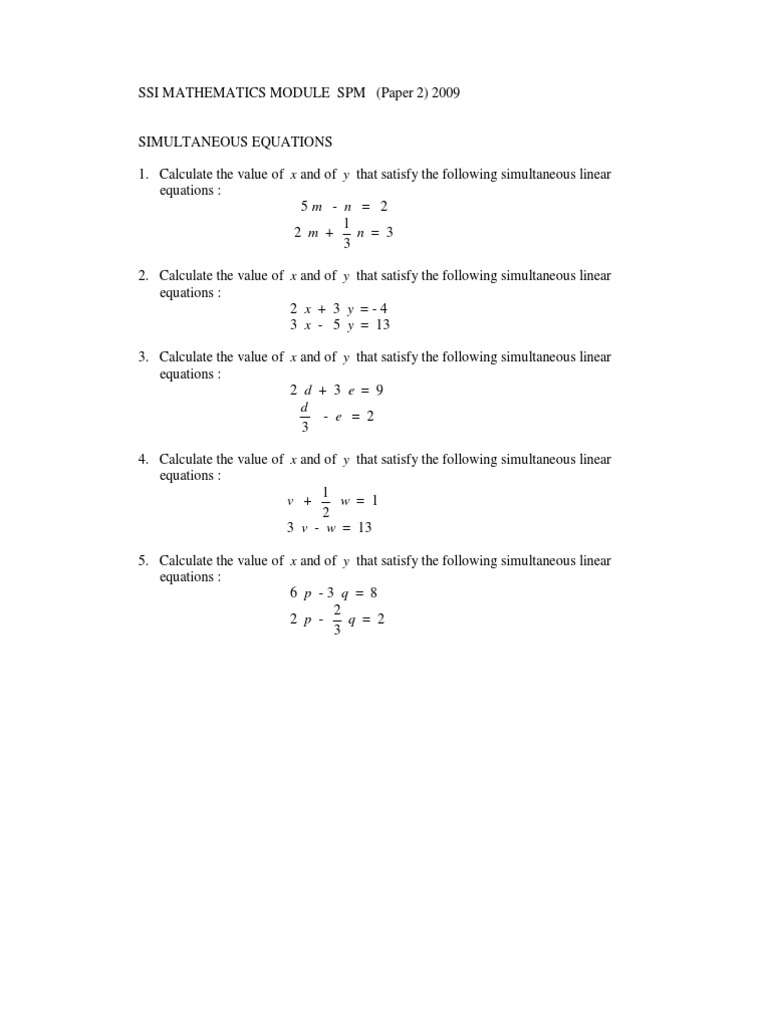 Ssi Mathematics Module SPM | PDF | Matrix (Mathematics) | Argument