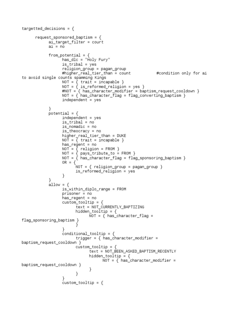 HF Baptism Decisions | PDF