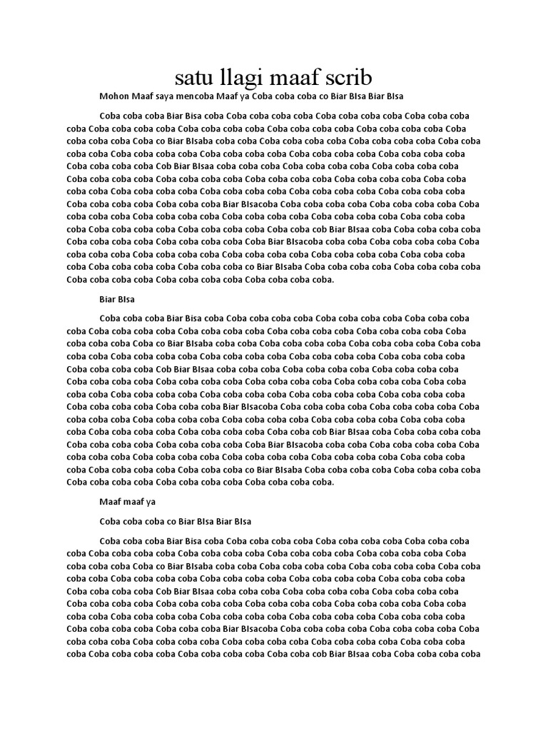 Repetitive Text Experiment | PDF | Self-Improvement