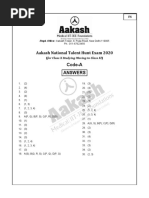 Aakash Scholarship Test Sample Papers - ANTHE Previous Year Question ...