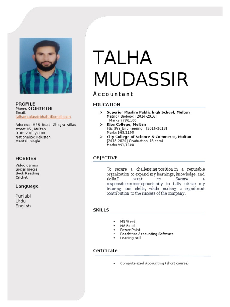 Talha Mudassir | PDF