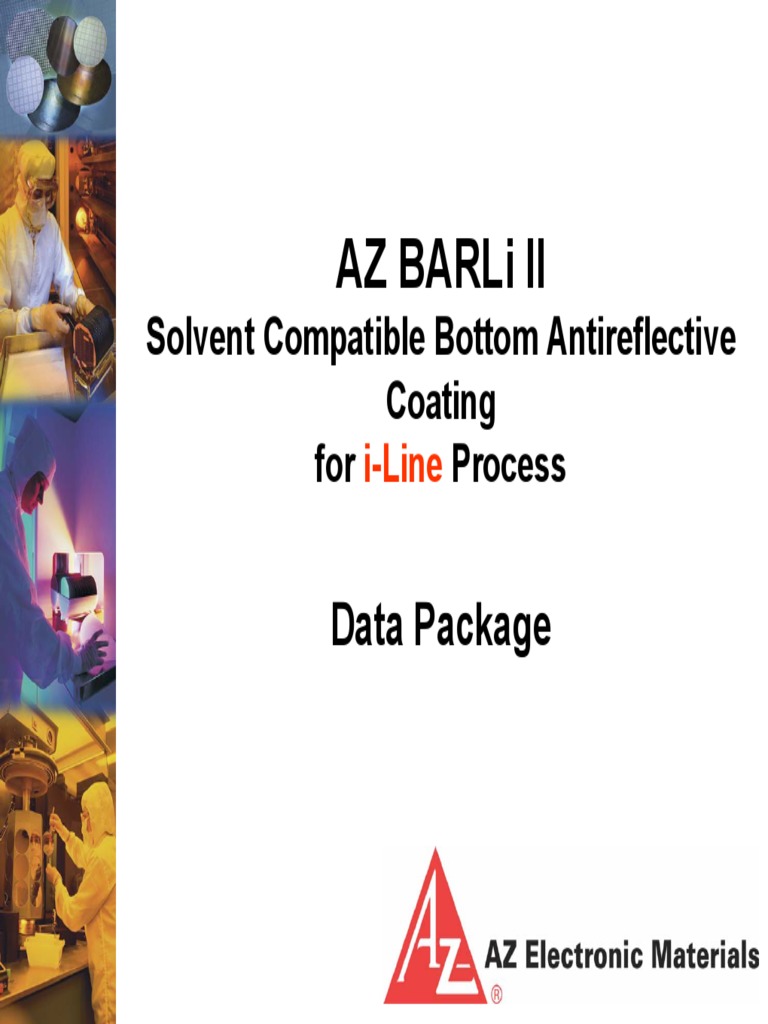 Info Az Barli II | PDF | Photolithography | Physical Chemistry