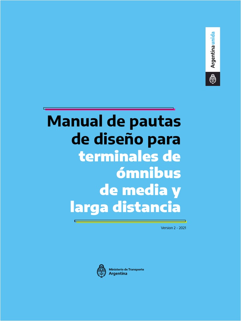 Manual de Pautas de Diseño para Terminales | PDF | Peatonal | Diseño