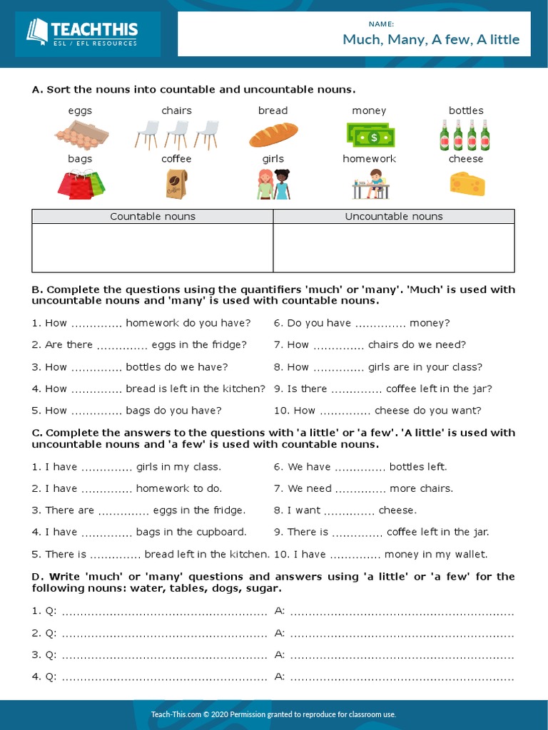 Quantifiers Worksheet | PDF | Semantic Units | Linguistic Typology