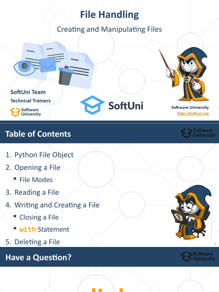 Creating And Manipulating Files File Handling Pdf Computer File Text File