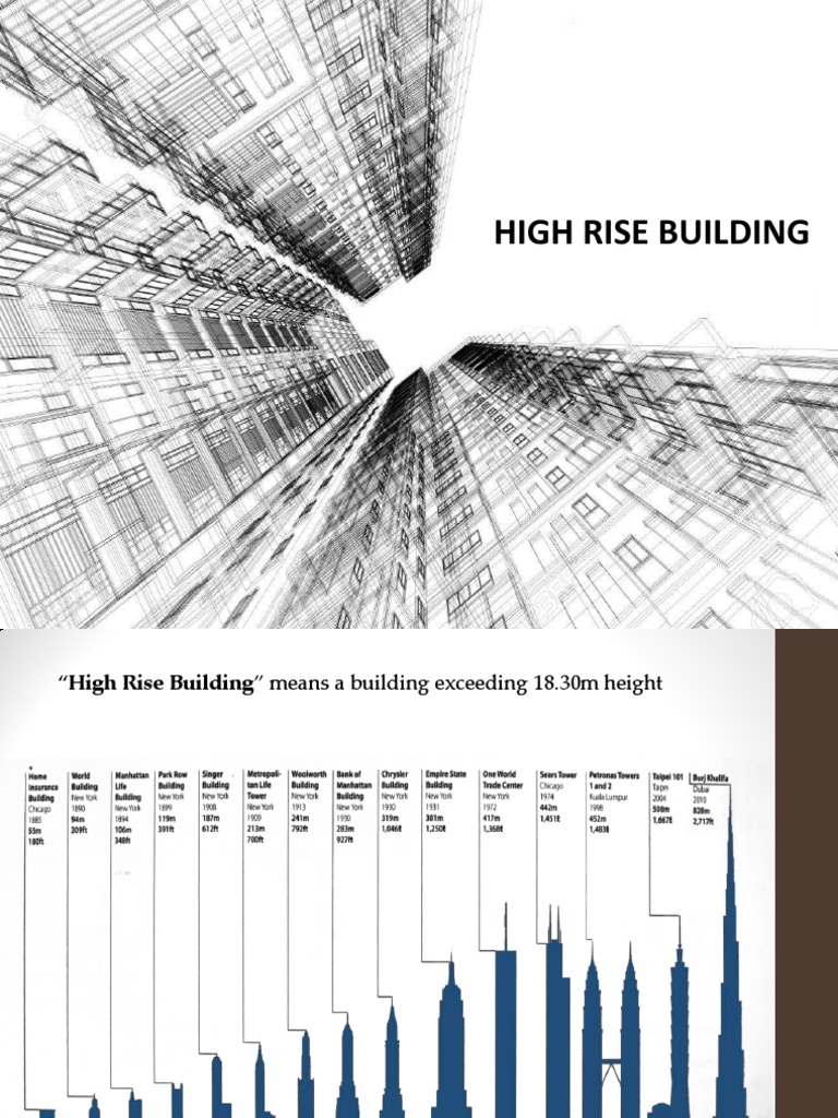 High Rise Building | PDF | Elevator | Basement