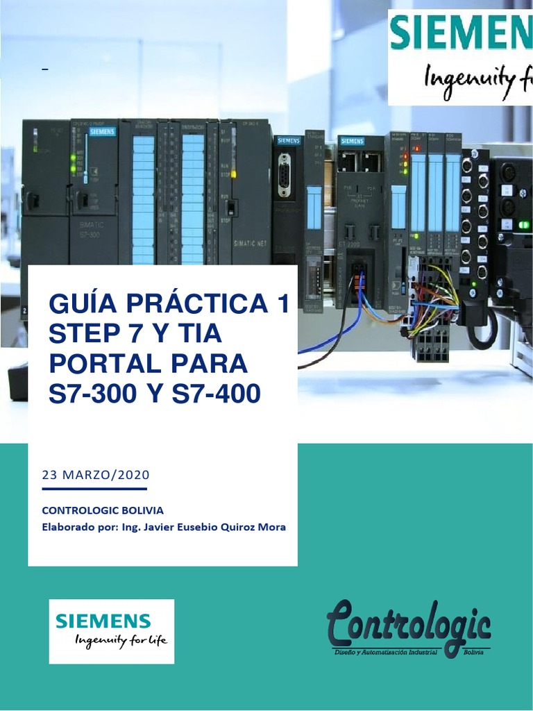 Guia Practica 1 S7-300 Virtual | PDF | Bomba | Ingeniería Informática