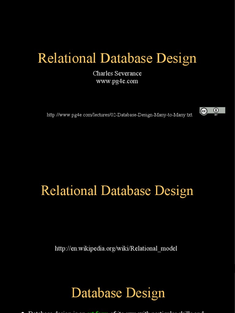 02 Database Design Many To Many | PDF | Databases | Relational Database