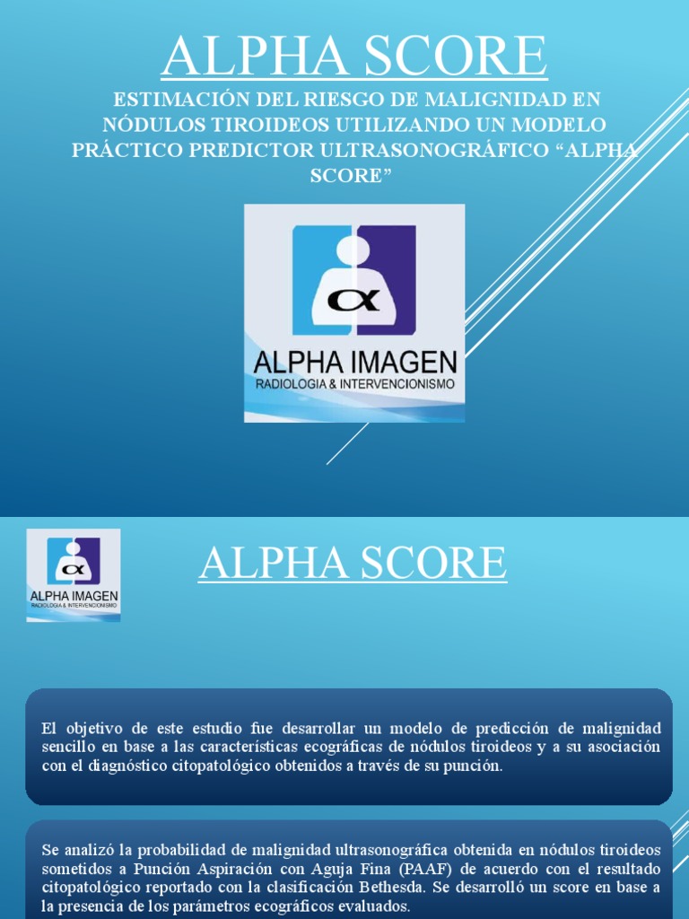 ALPHA SCORE - Choez | PDF