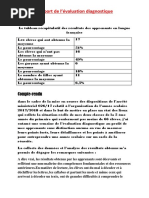 Appréciations pour bulletins scolaires | PDF