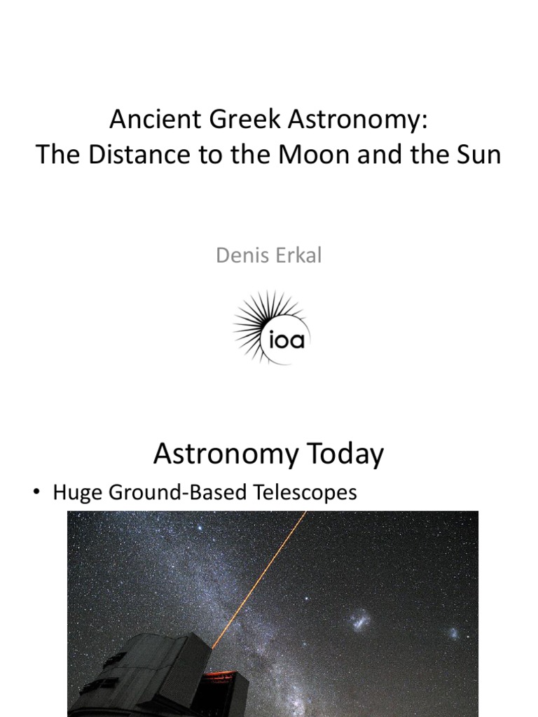 Ancient Greek Astronomers Laid the Foundations for Modern Understanding ...