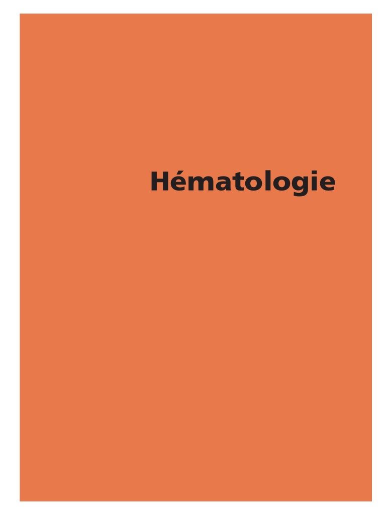 Fiches ECN - Hématologie | PDF | Leucémie | Myélome multiple