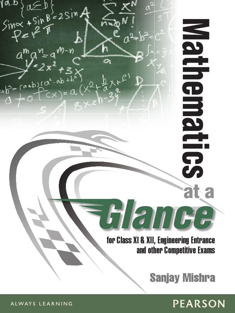 Sanjay Mishra - Mathematics at A Glance For Class XI & XII, Engineering ...
