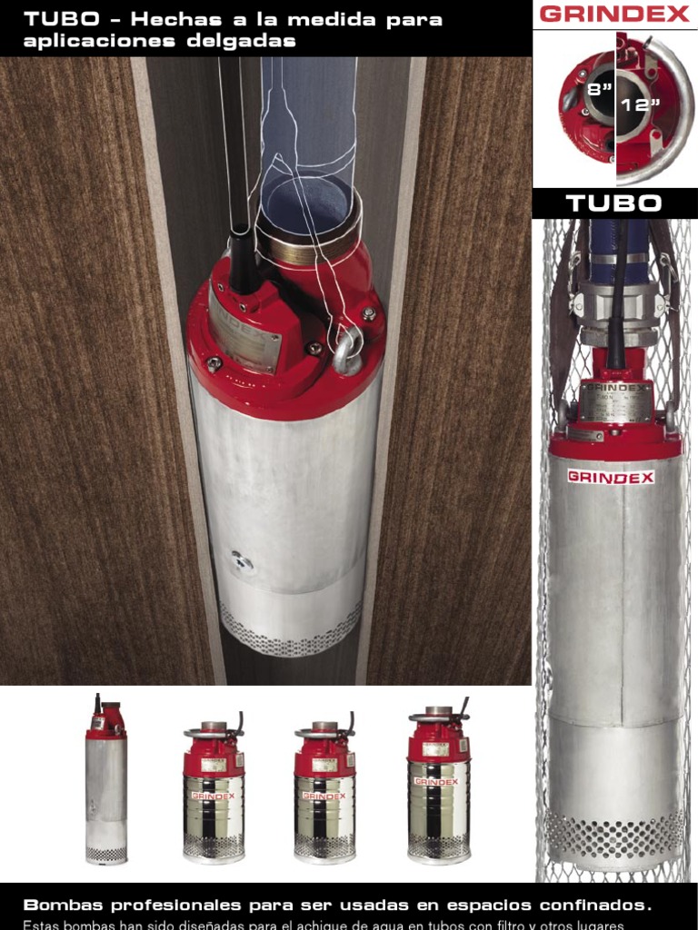 Bombas Tubo Grindex632900284551199584) 9005405.espanol | PDF | Tornillo ...