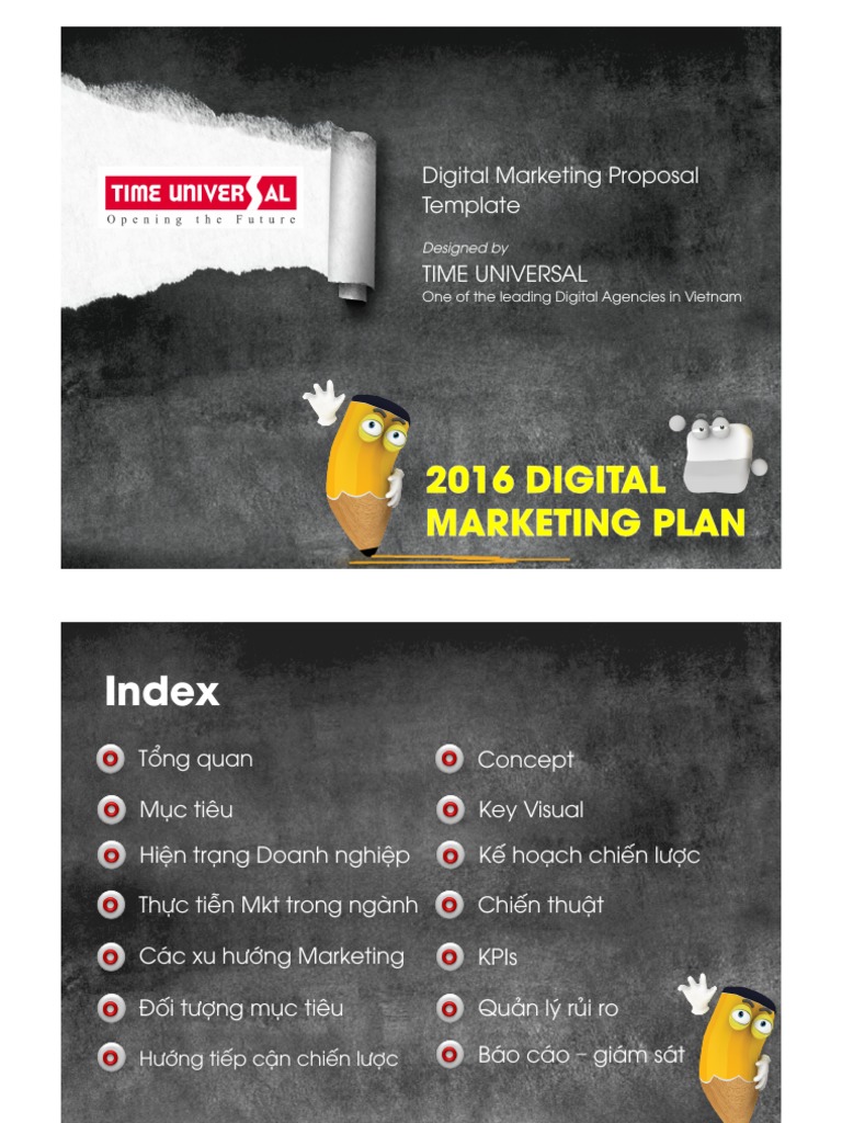Time Universal Digital Marketing Proposal Template | PDF