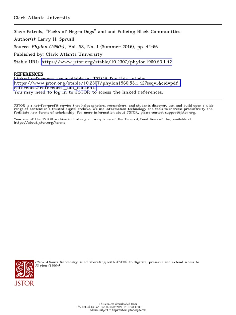 Slave Patrols and Modern Policing | PDF | Police Dog | Police