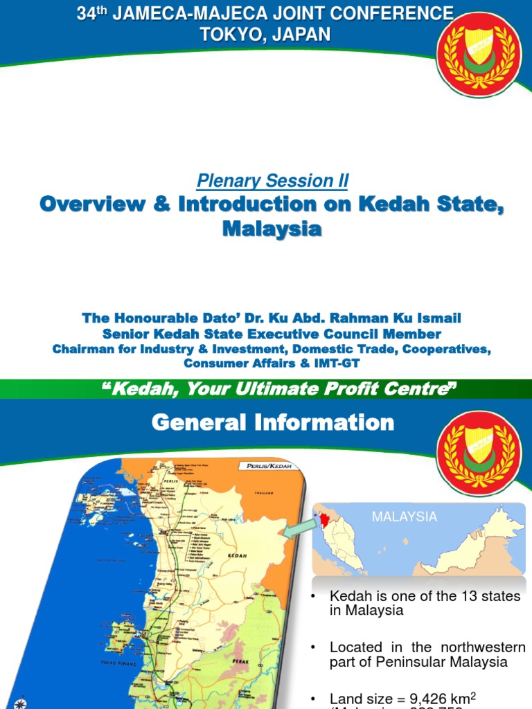 Overview and Introduction of Kedah State, Malaysia | PDF | Foreign ...