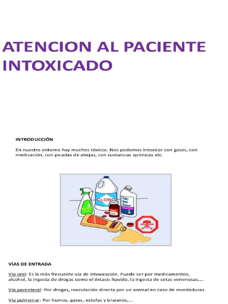 Atención Al Paciente Intoxicado | PDF