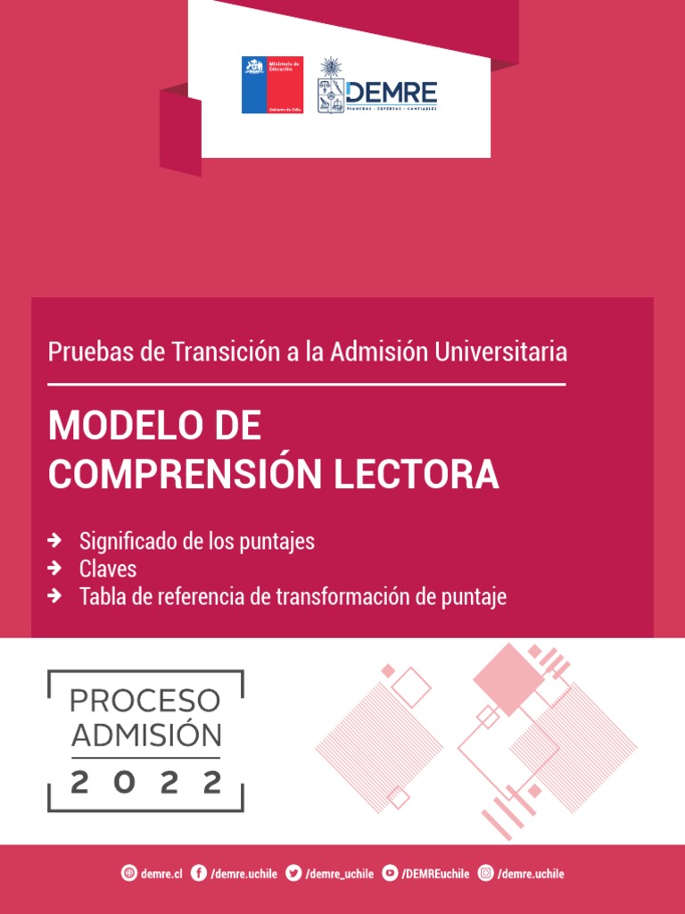 2022 21 07 08 Claves Modelo Comprension Lectora p2022 | PDF