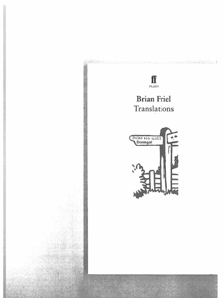 Brian Friel Translations: Donegal | PDF