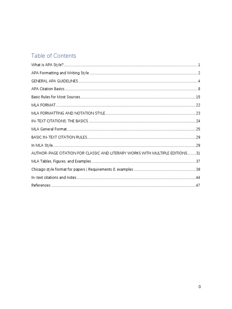 Different Kinds of Format in Research Writing | PDF | Citation | Apa Style