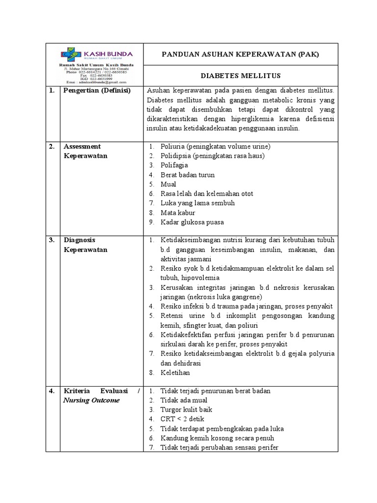 Askep DM | PDF