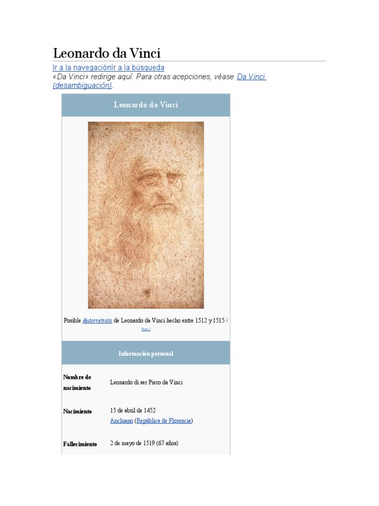 Leonardo Da Vinci | PDF | Leonardo Da Vinci