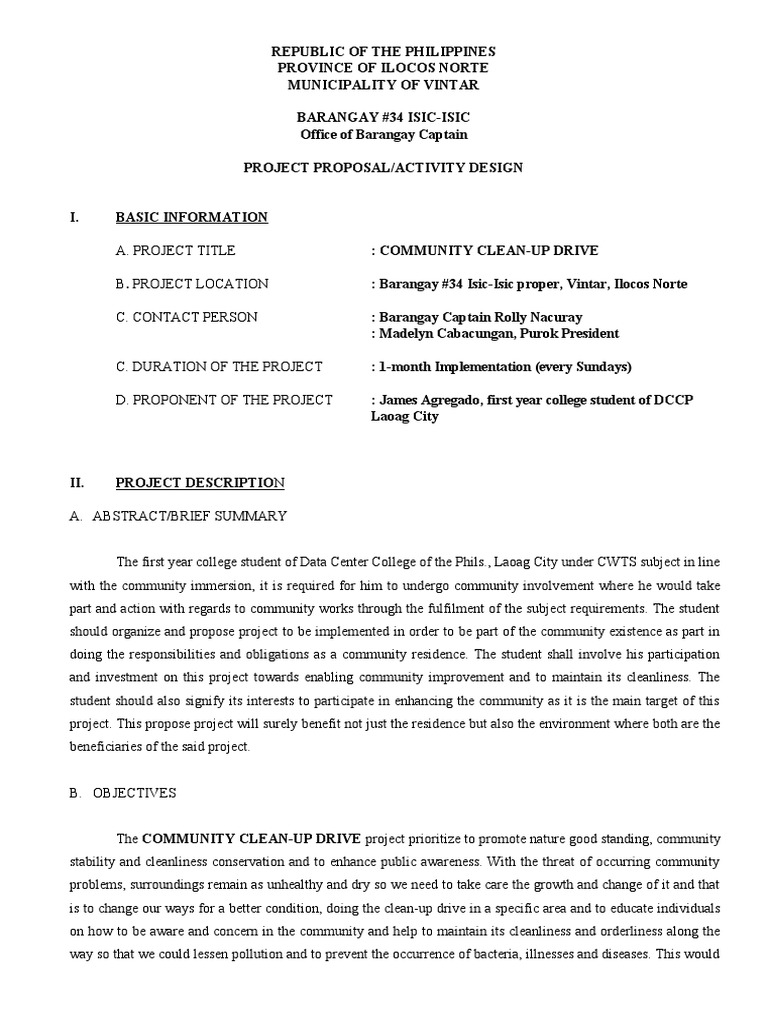 CWTS Project-Proposal | PDF