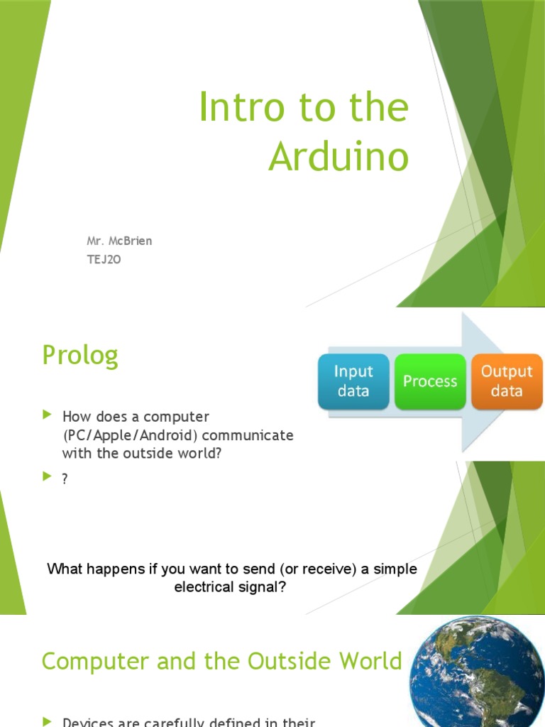 Arduino Introduction Pdf