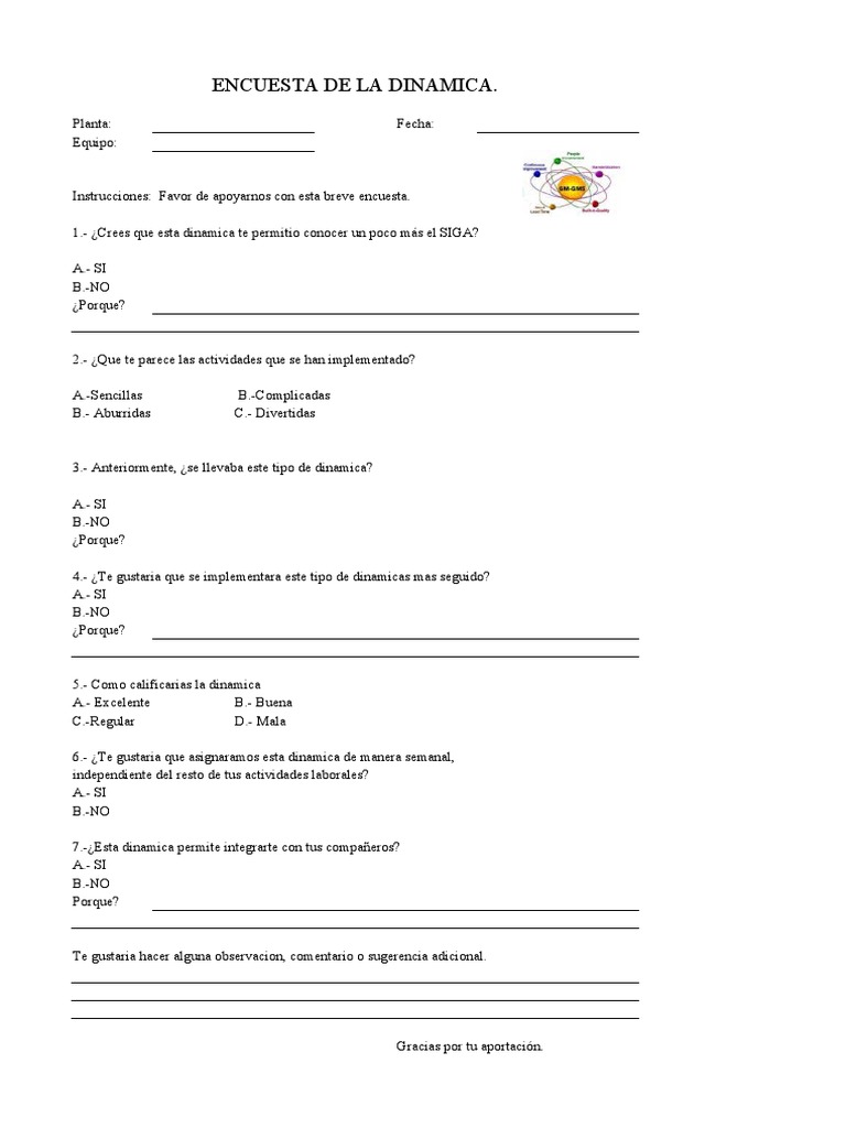 Encuesta Dinamica de Integración | PDF | Crecimiento personal y ...