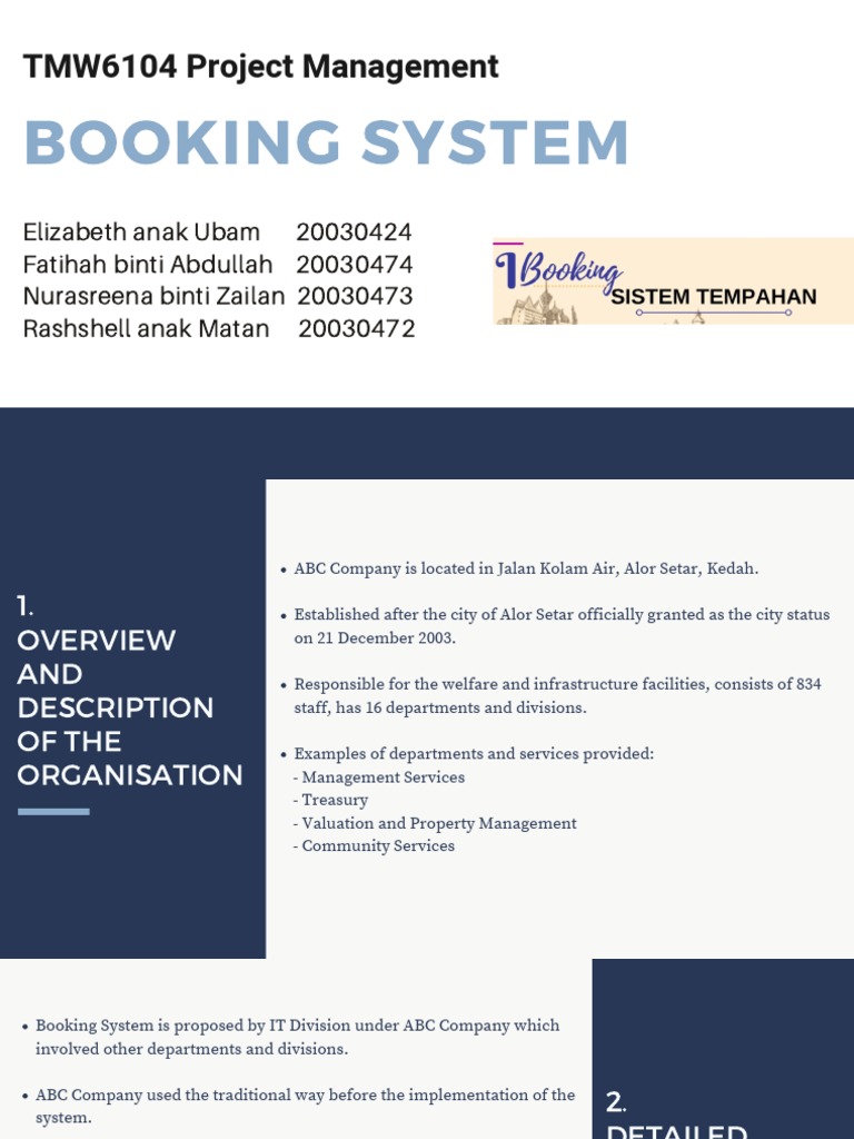 TMW6104 Project Management: Booking System | PDF | Business